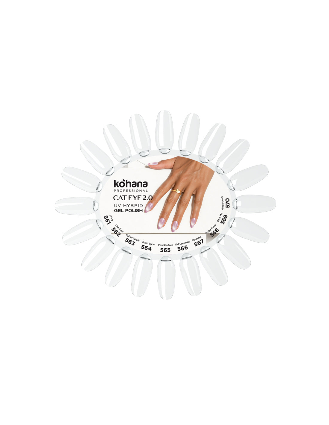 Cat Eye 2.0 Colour Chart, Transparent – Kohana Professional